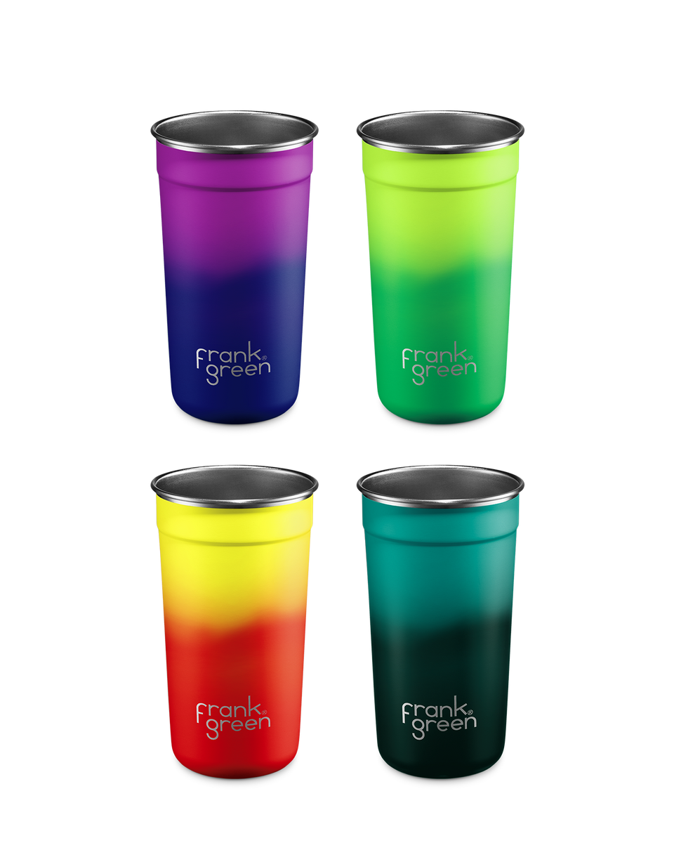 Frank Green Assembled 16oz Stainless Steel Party Cups - Colour Changin ...