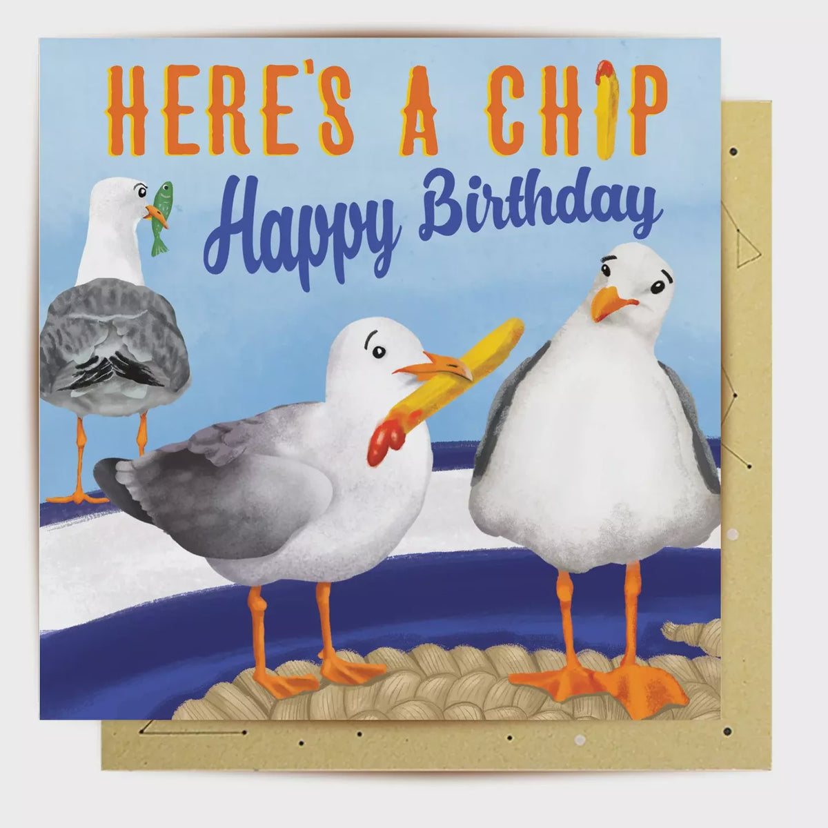 Here's A Chip Birthday Card – Spacecraft Creative