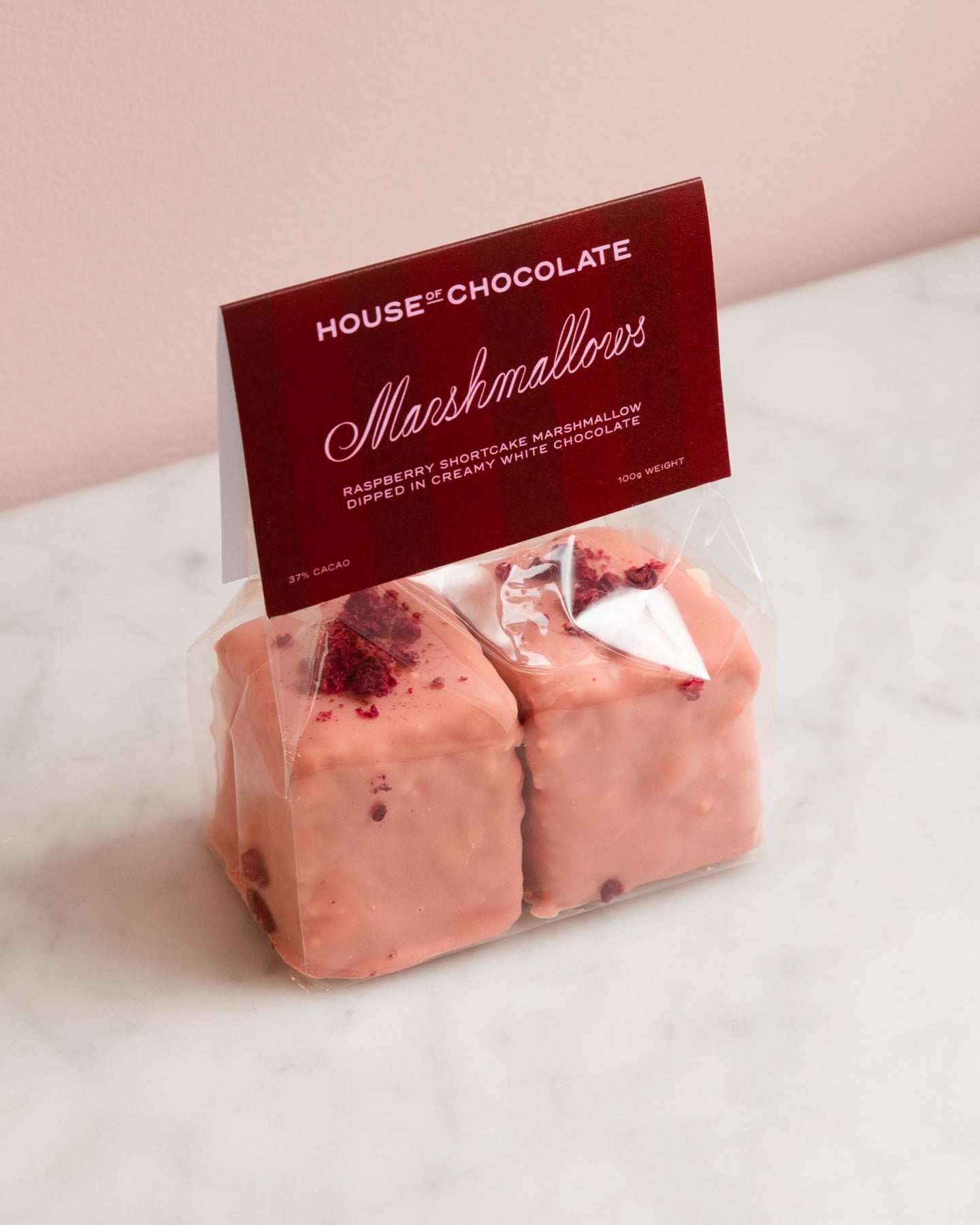 Raspberry Shortcake Valentines Marshmallows – Spacecraft Creative